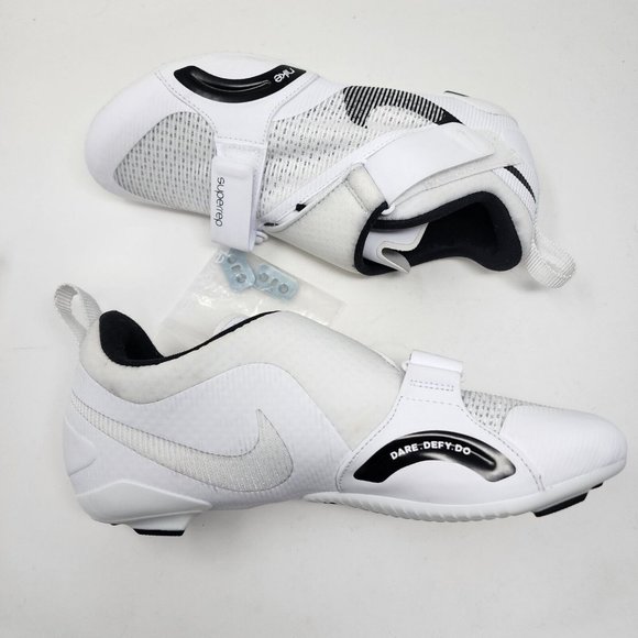 Nike | Shoes | Nike Cycling Shoes Mens 7 White Black Superrep Cycle ...